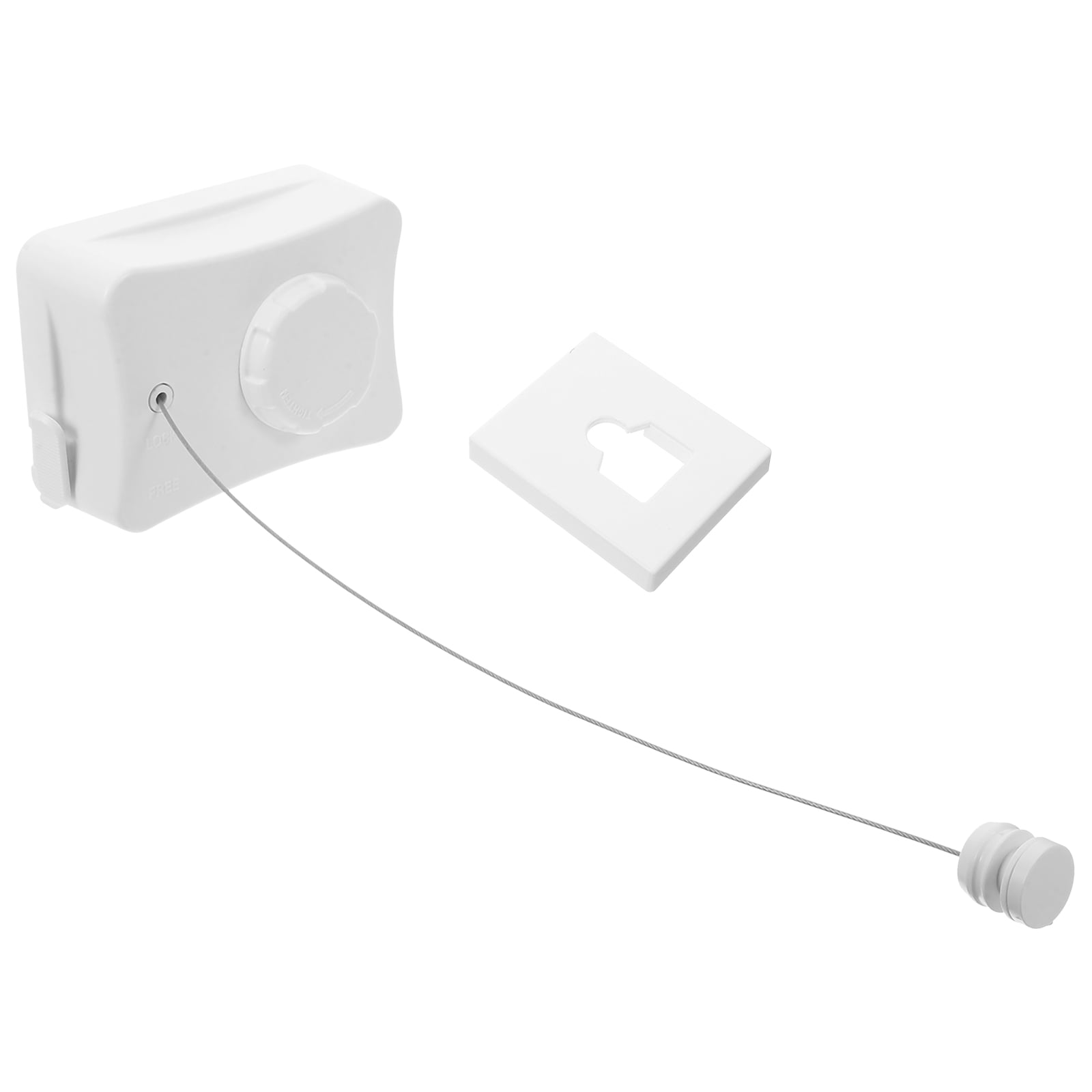 Worgeous Indoor Retractable Clothesline Wall Mounted Drying Line With ...