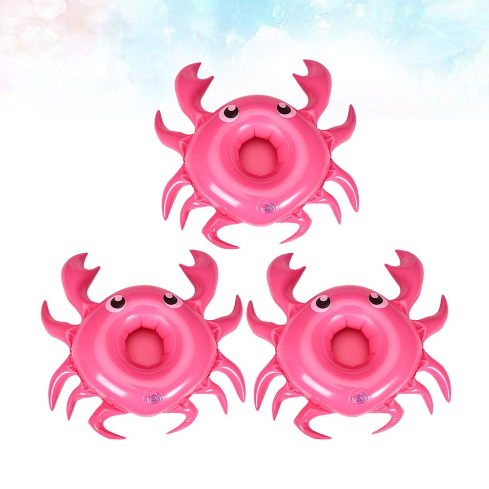Worgeous Inflatable Drink Holder Floating Crab Cup Holders for Pool ...
