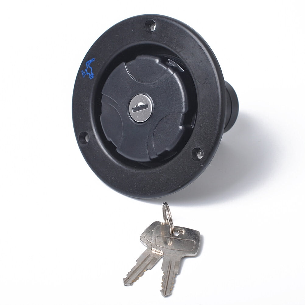 Worgeous Inlet Fill Dish Hatch with Lock for Trailer (Black) - Walmart.com