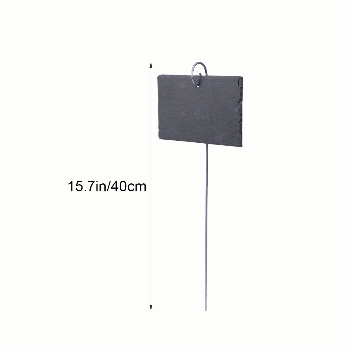 Worgeous Iron Hanging Tags Gardening Plant Label Planter Labels Black ...