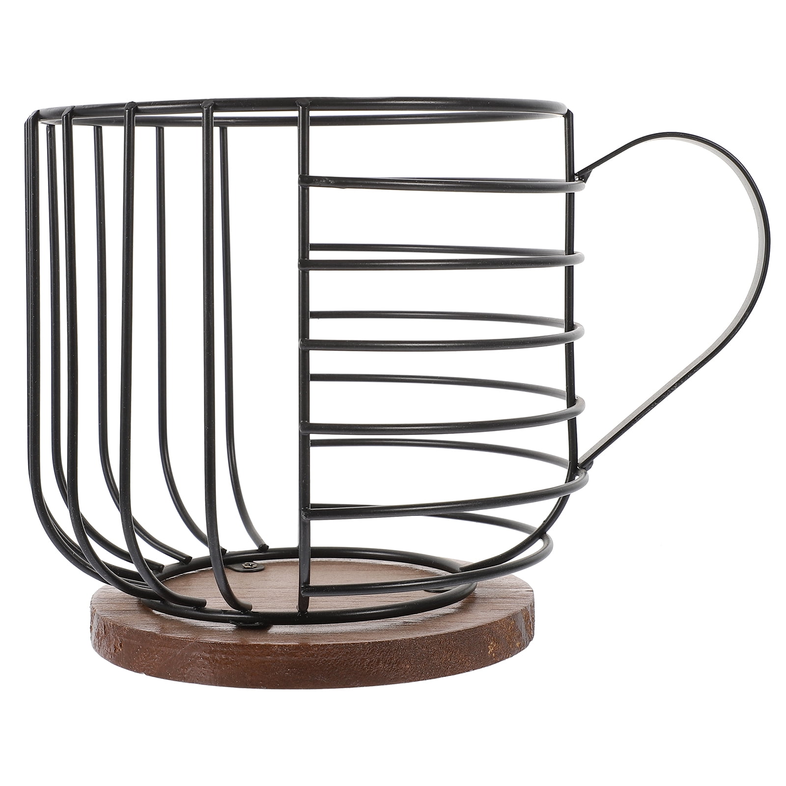 Worgeous Iron Storage Basket Metal Wire Coffee Keeper Holder ...