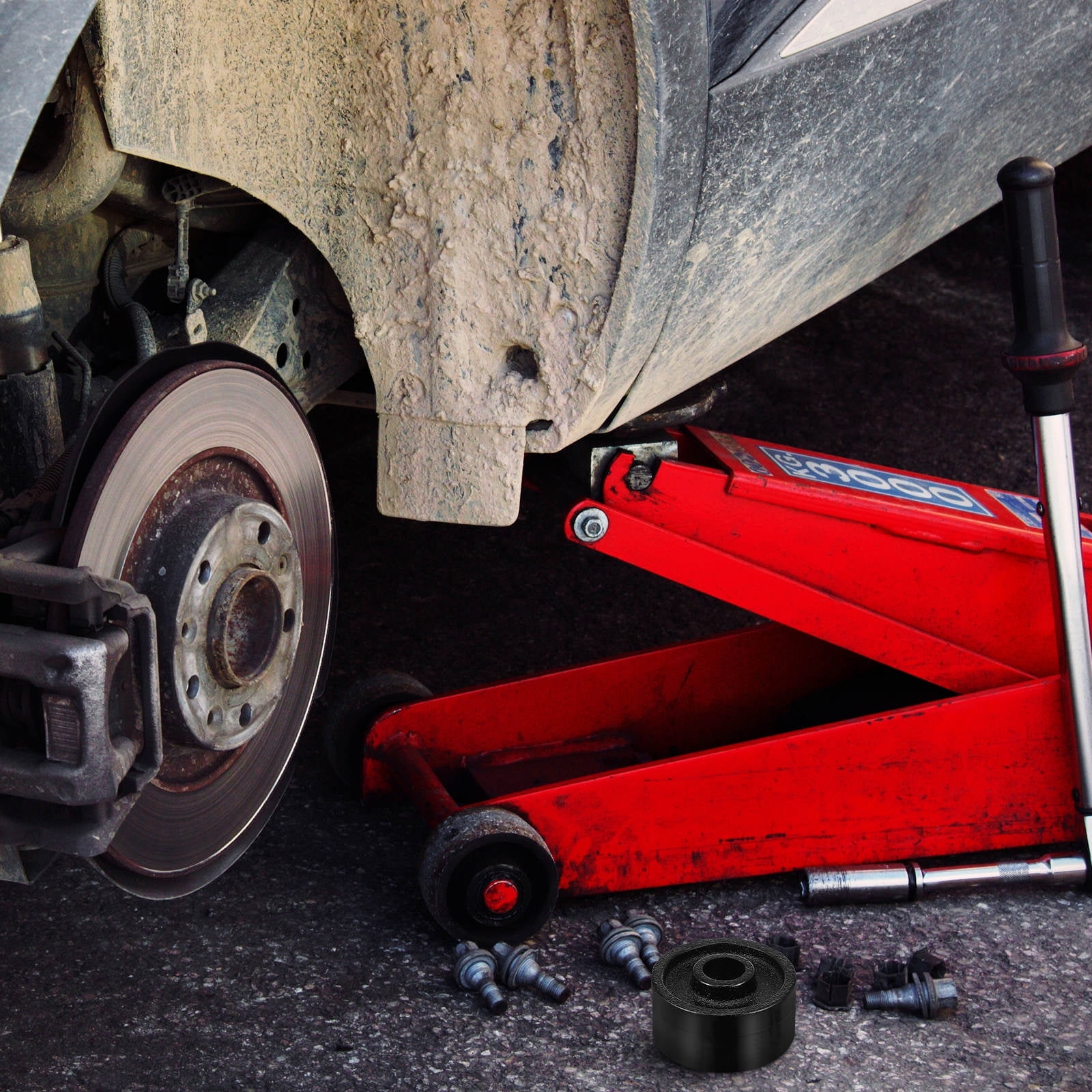 Worgeous Jack Caster Wheel Black Steel 1Pack 2.6X2.6X1.4In - Walmart.com