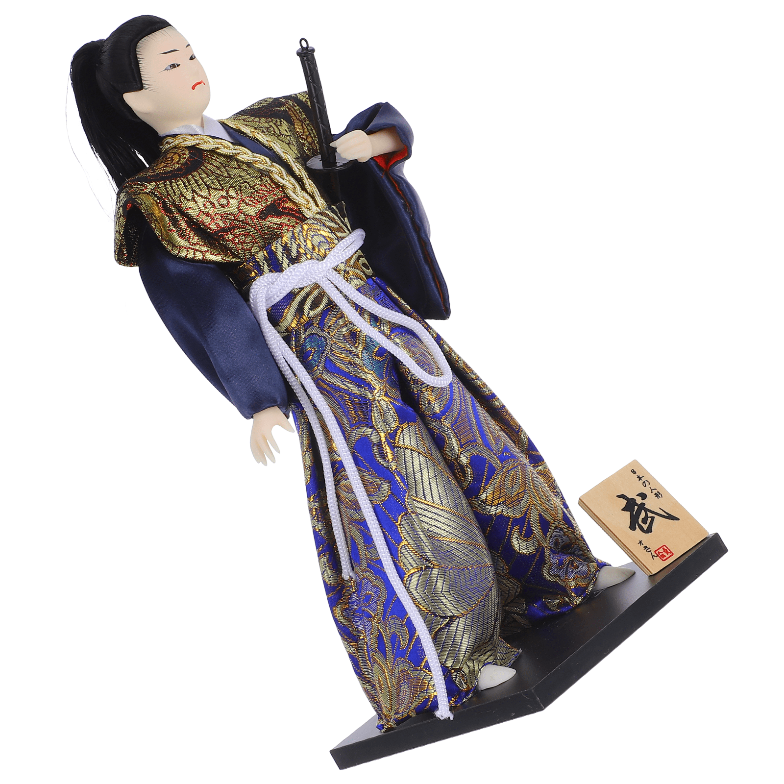 Worgeous Japanese Ninja Doll Figure 12 inch Samurai Warrior Statue ...