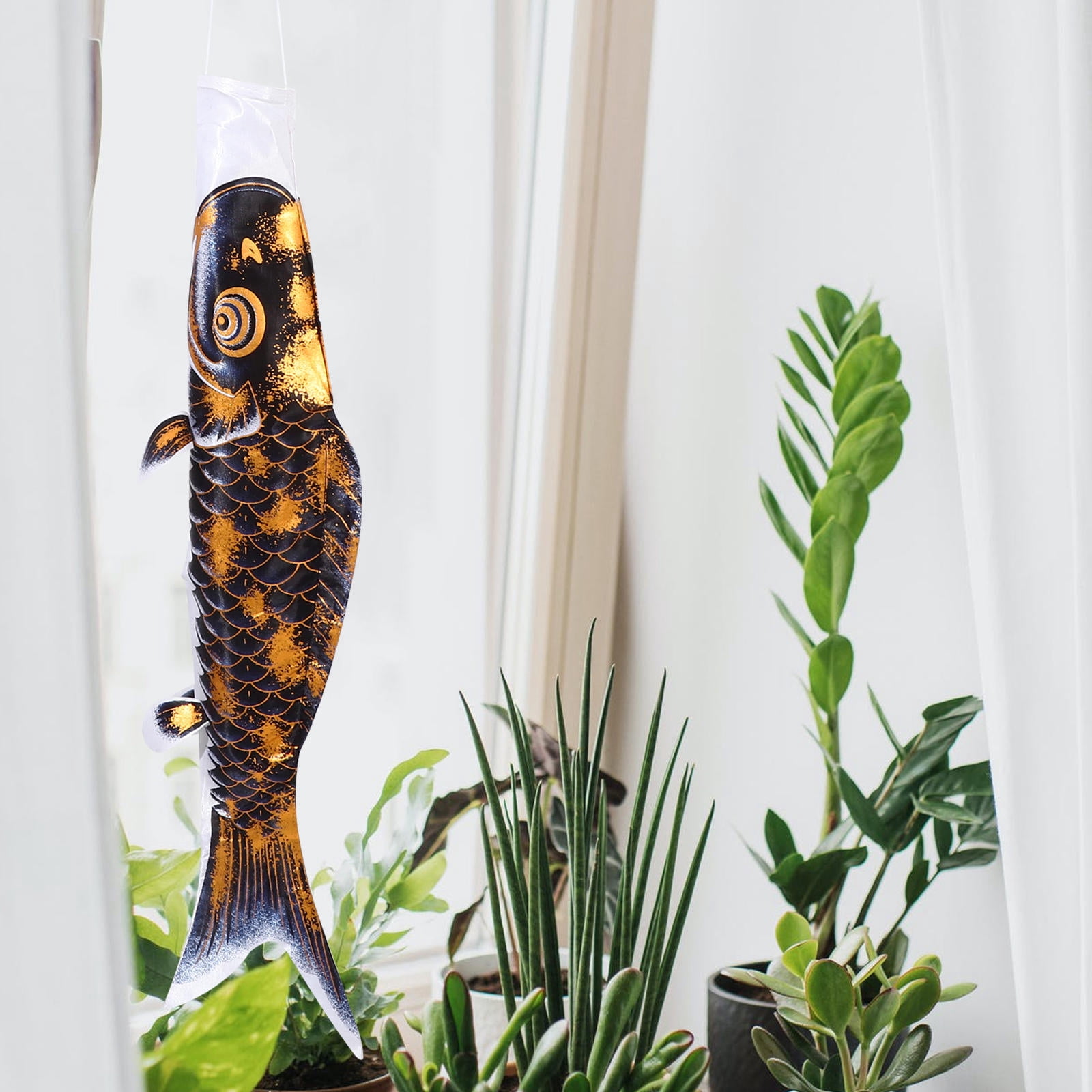 Worgeous Japanese Nobori Carp Wind Socks Fish Flag Hanging Wall Decor ...