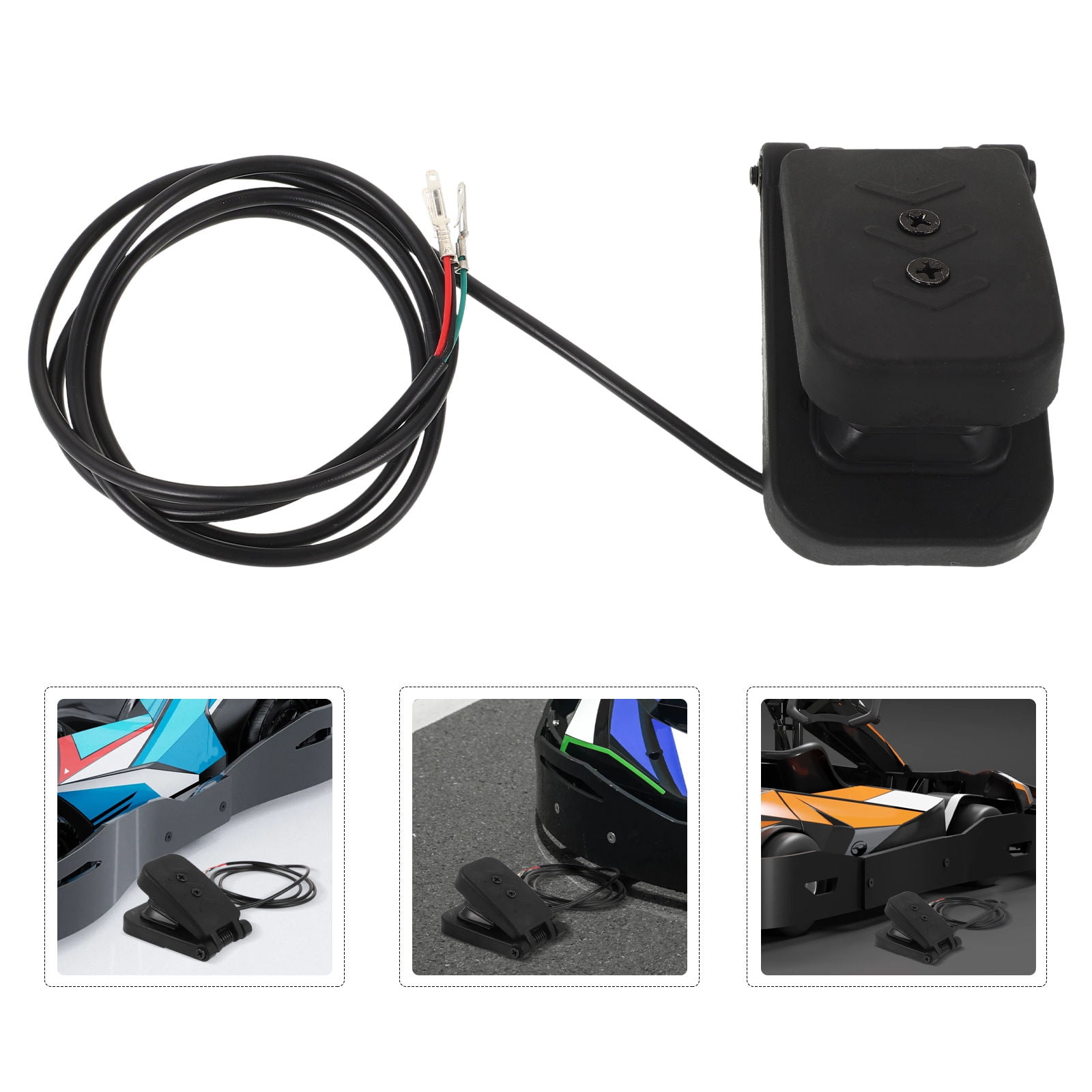 Worgeous Kart Foot Pedal Brake Foot Pedal Electric Tricycle Foot ...