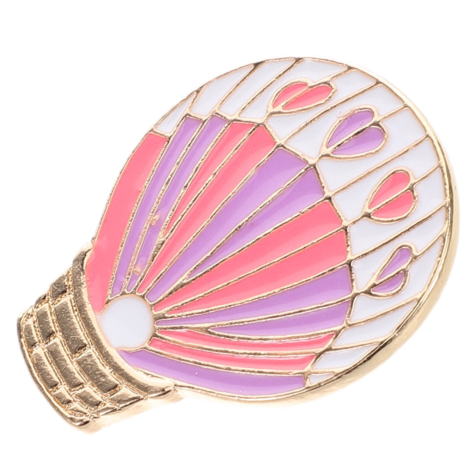 Worgeous Kawaii Hot Air Balloon Badge and Heart Lapel Badge Love Brooch ...