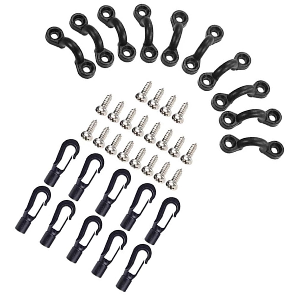 Worgeous Boat Buckles C-Shaped Fasteners Set Black 1 Set - Walmart.com