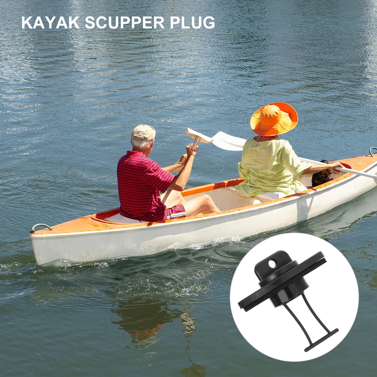 Worgeous Kayak Scupper Plug Suite Supplies for Boat Hull Threaded Plug ...