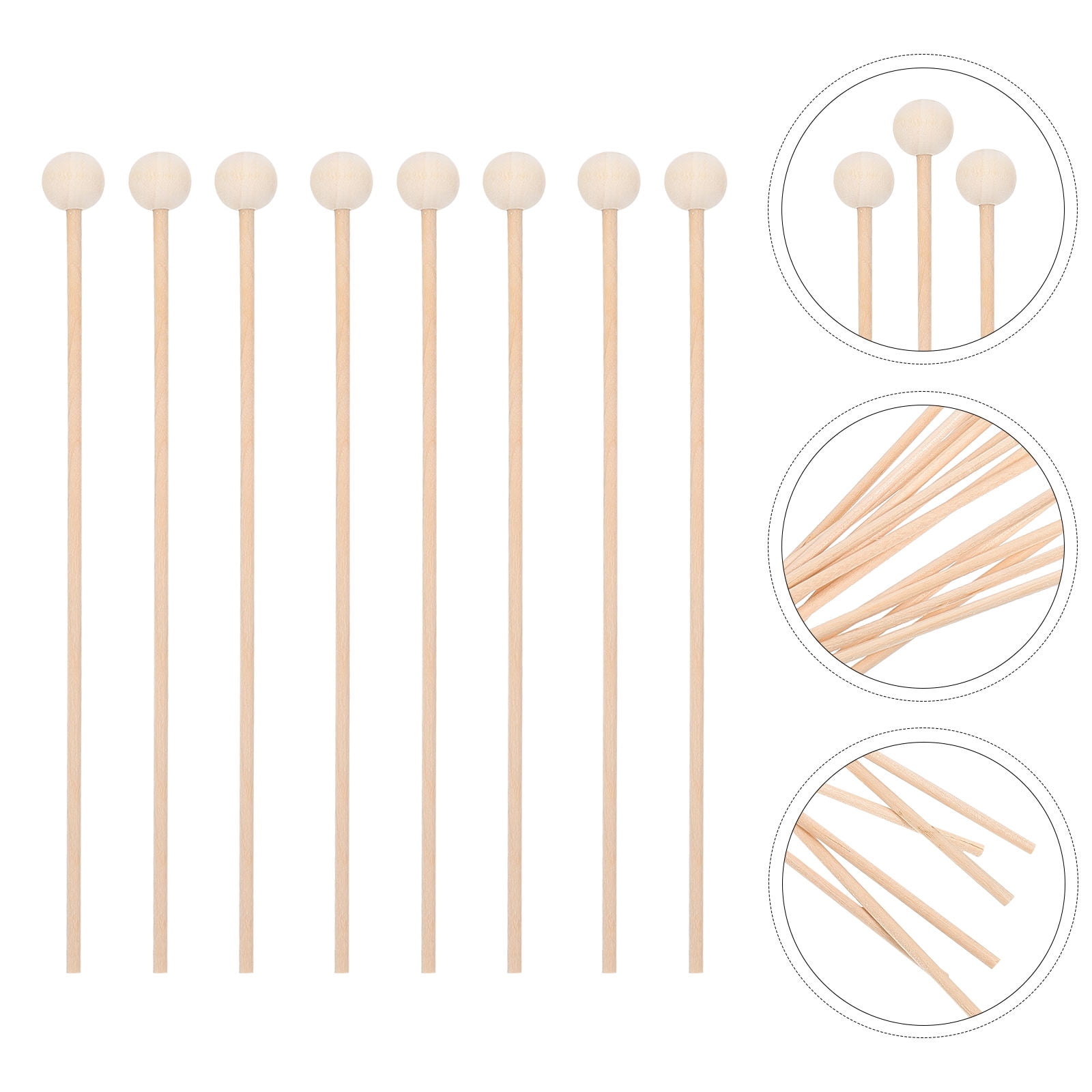 Worgeous Khaki Wood Honey Stirring Stick Kitchen Stirring Rod Synthetic ...