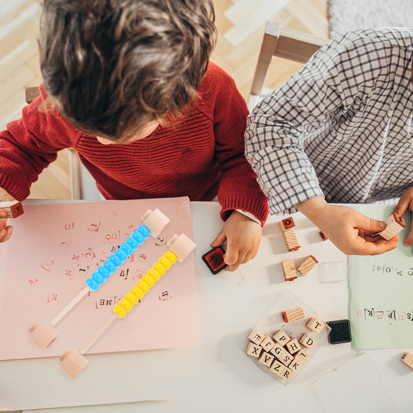 Worgeous Kids Abacus Toy for Math Learning and Fun Play Assorted Color ...