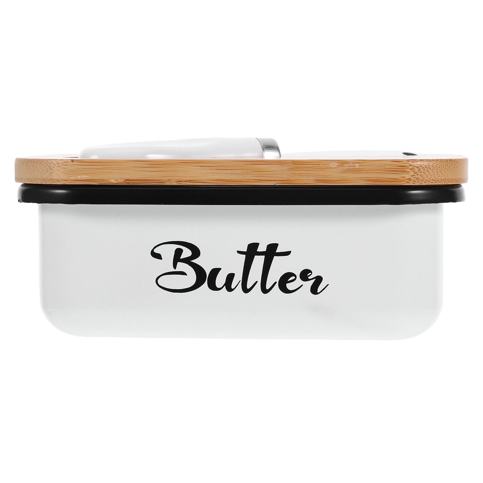 Worgeous Kitchen Counter Butter Keeper Vintage Butter Holder Metal ...