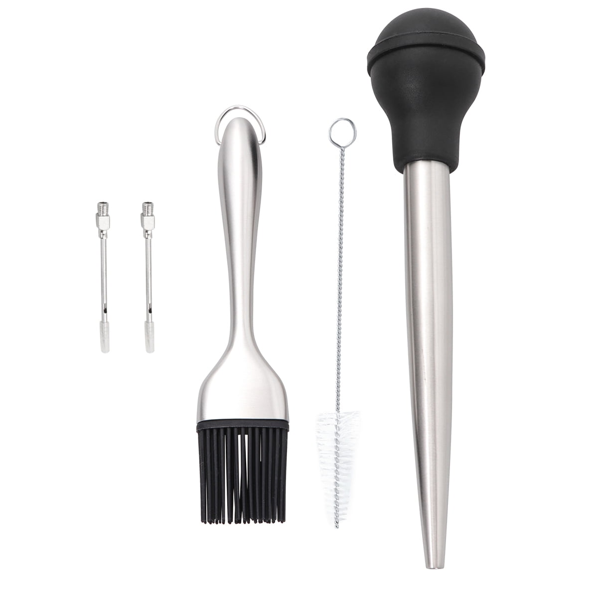 Worgeous Kitchen Oil Dropper Turkey Baster Set with Stainless Steel ...