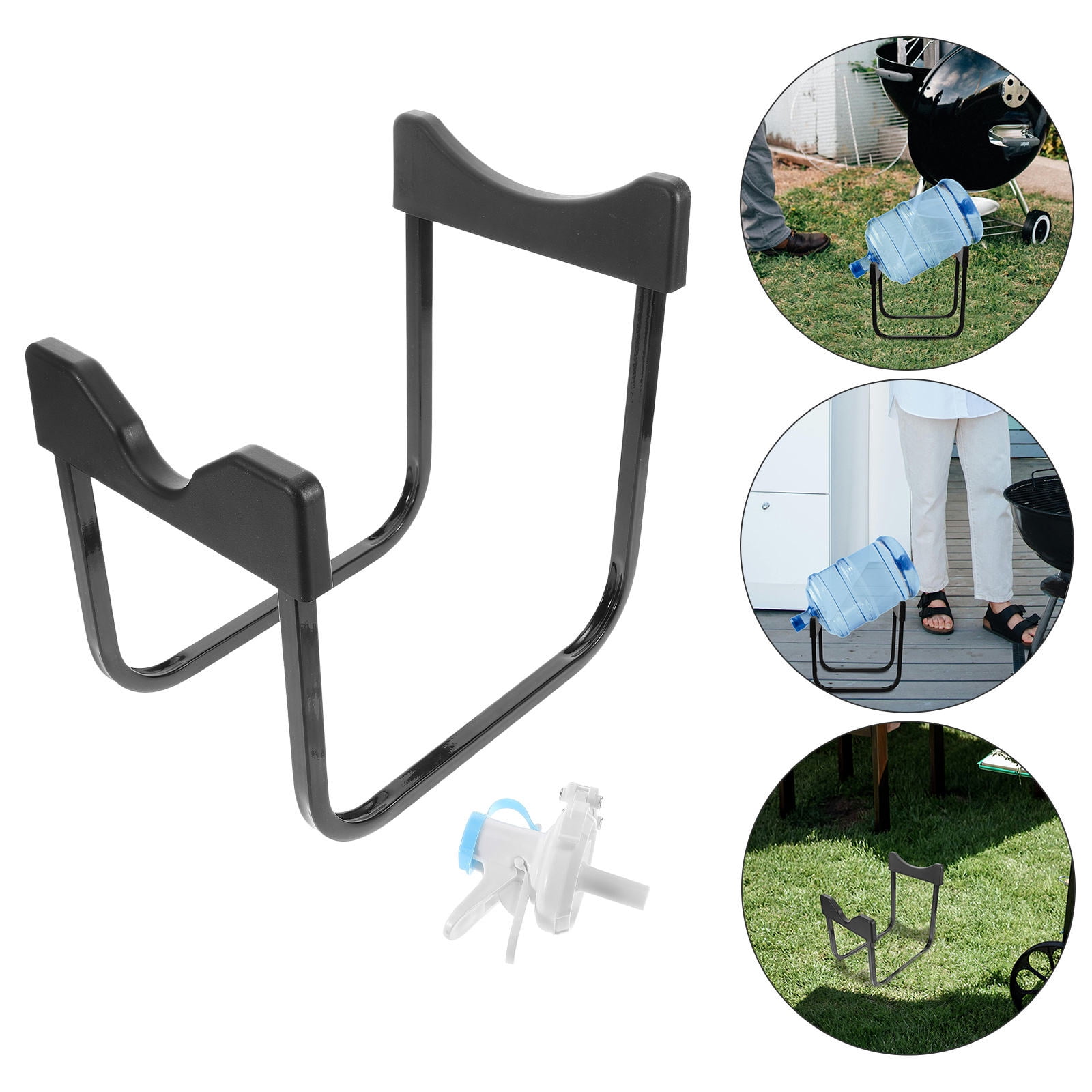 Worgeous Large Foldable Water Bottle Stand Gallon Water Jug Holder ...