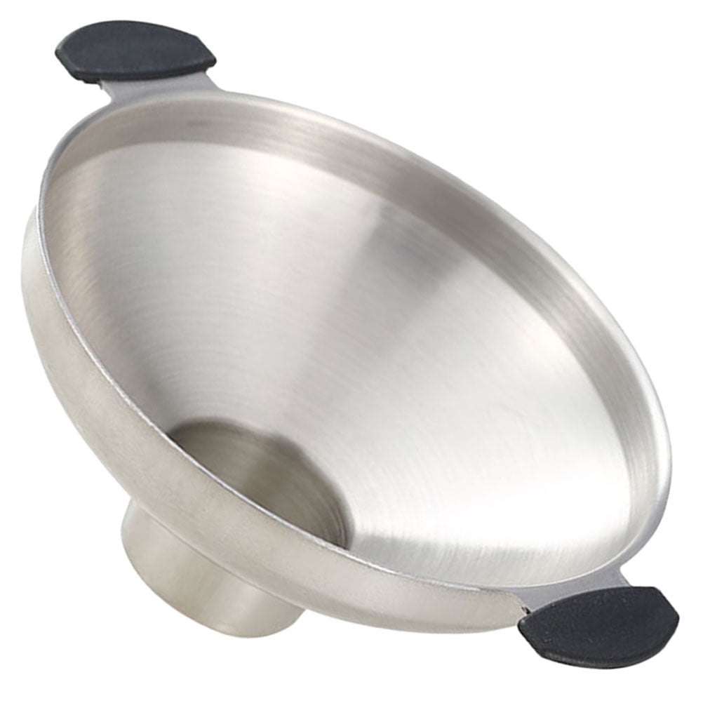 Worgeous Large Jars Wide Mouth Food Funnels for Filling Bottles Silver ...