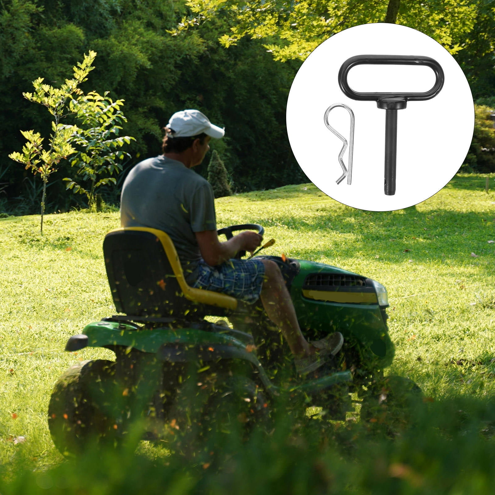 Worgeous Lawn Mower Connecting Pin Hitch Universal Pins Hook Lawnmower ...