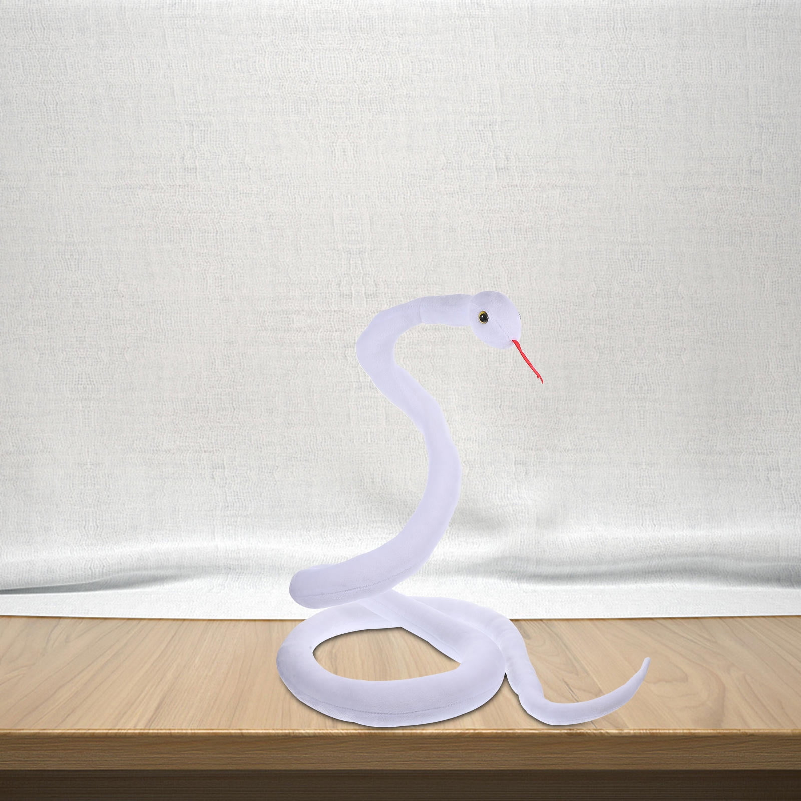 WHAMVOX 1Set Huge Stuffed Snake Plush Toy for Halloween Garden ...