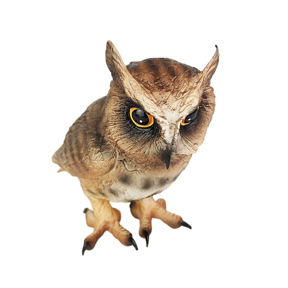 Lifelike Simulation Wild Animal Model Solid Plastic Birds Owl Children ...