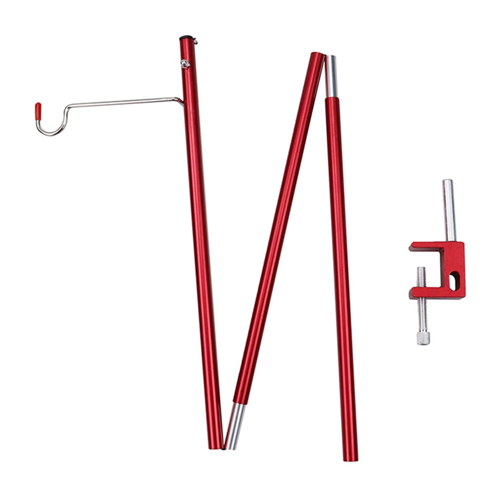 Worgeous Lighting Bracket Camping Foldable Outdoor Brackets Stand Red ...
