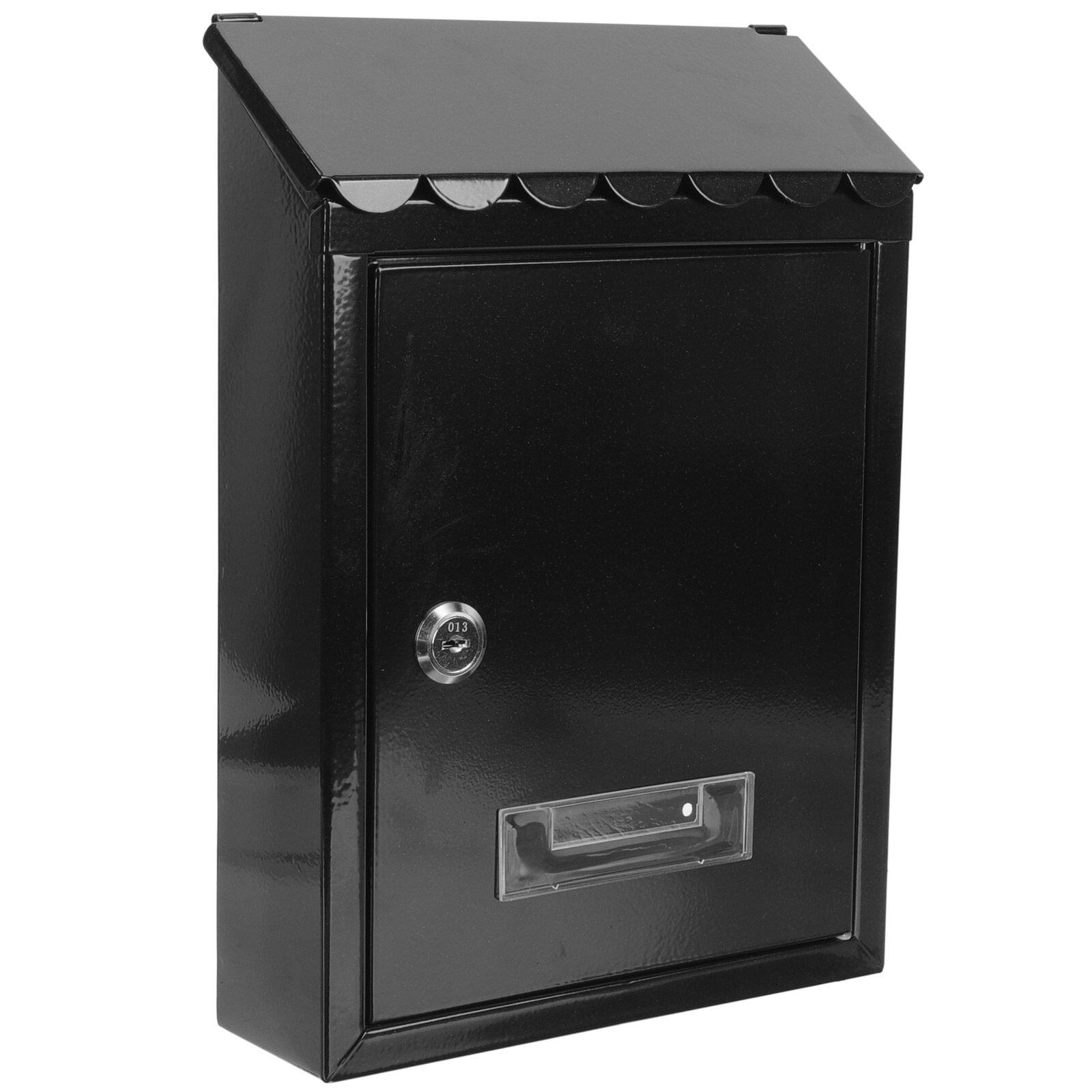Raindrops Mailbox Black 1Pack 11.8x8.3x2.4in - Walmart.com