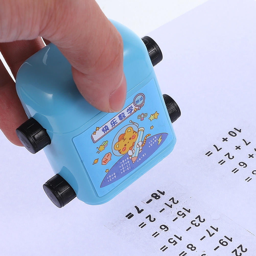 Worgeous Lovely Math Roller Stamp for Daily Use Assorted Color Plastic ...