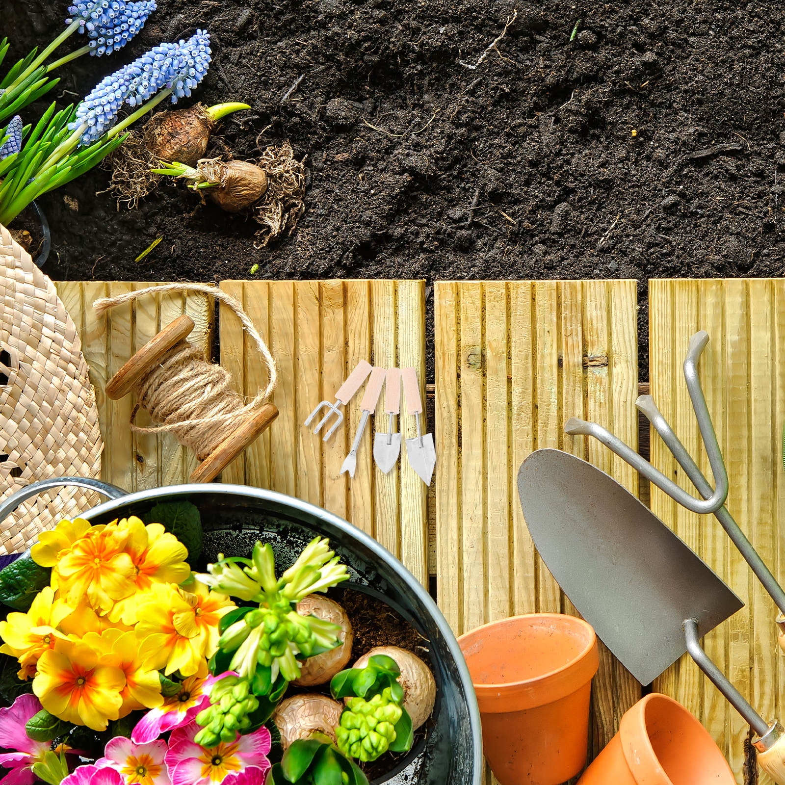 Worgeous Zen Garden Tools with Wooden Handles for Fairy Color Realistic ...