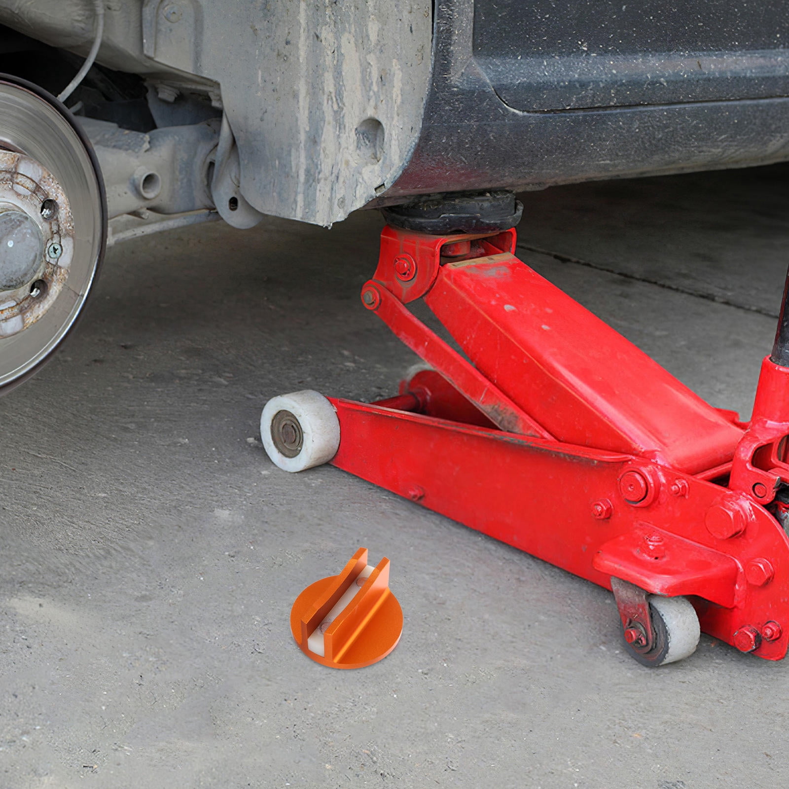 Worgeous Magnetic Jack Pad Weld Frame Rail Adapter Aluminum Slotted ...