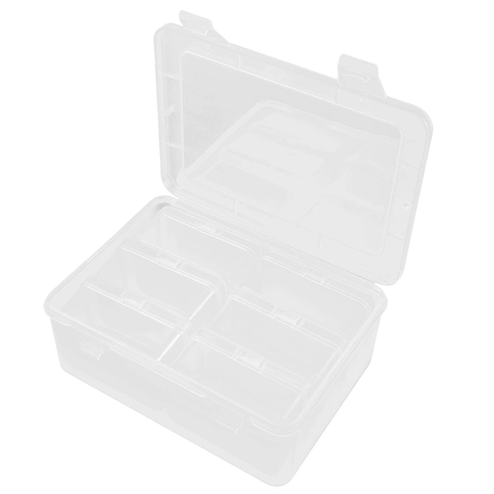 Worgeous Making Lids Bead Storage Box Ear Backs Storage Travel 16.5X12 ...