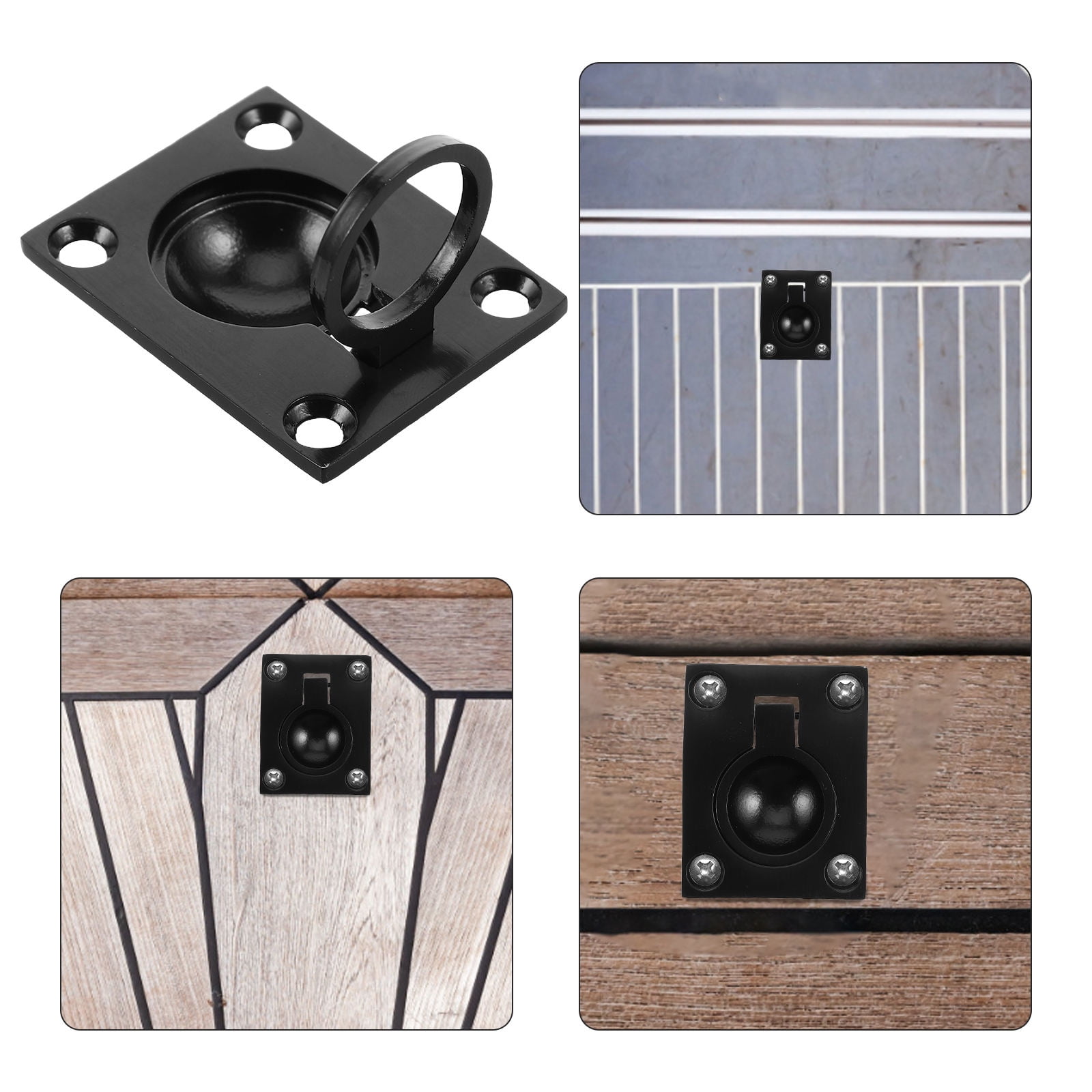 FONDOTIN Stainless Steel Flush Mount Boat Ring Hatch Handle for Cabin ...