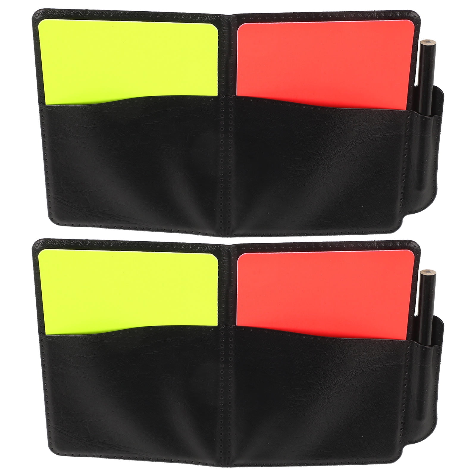 Worgeous Masteelf 2 Sets Soccer Referee Kit with Red Yellow Cards Pen ...