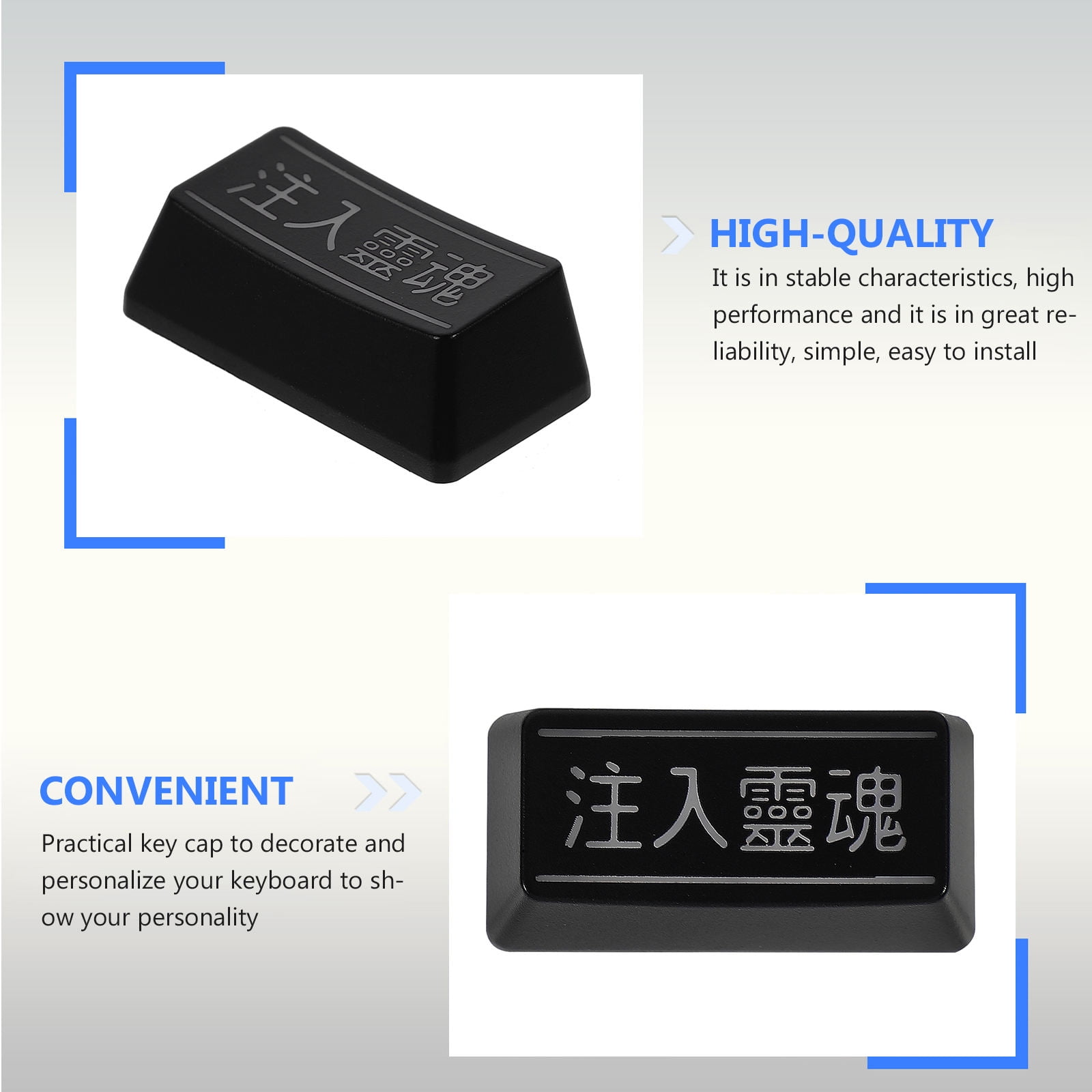 Worgeous Mechanical Keyboard Caps Transparent Keycap Accessory ...