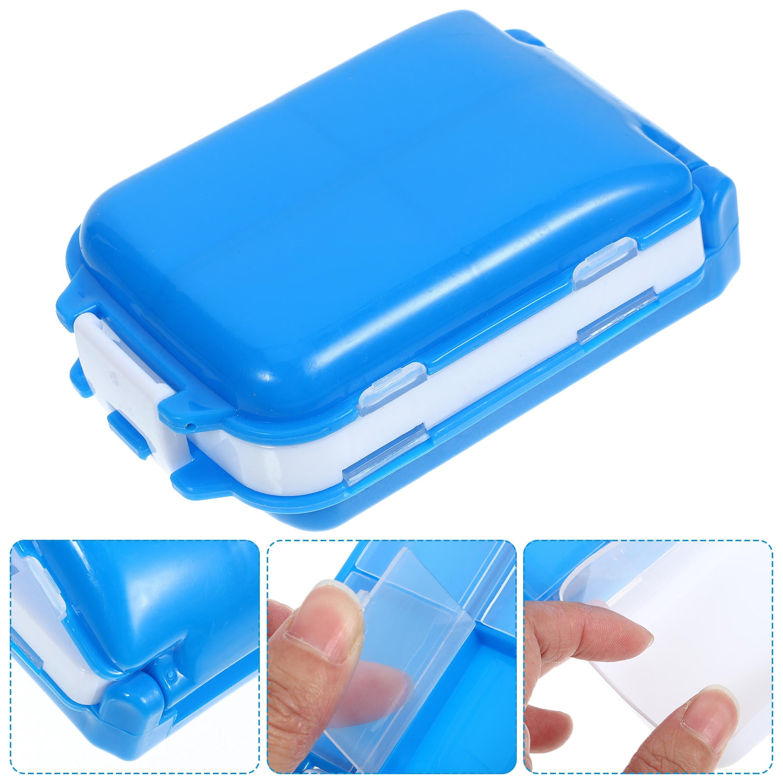 Worgeous Medicine Storage Pill Organizer Medication Pillbox Boxes ...
