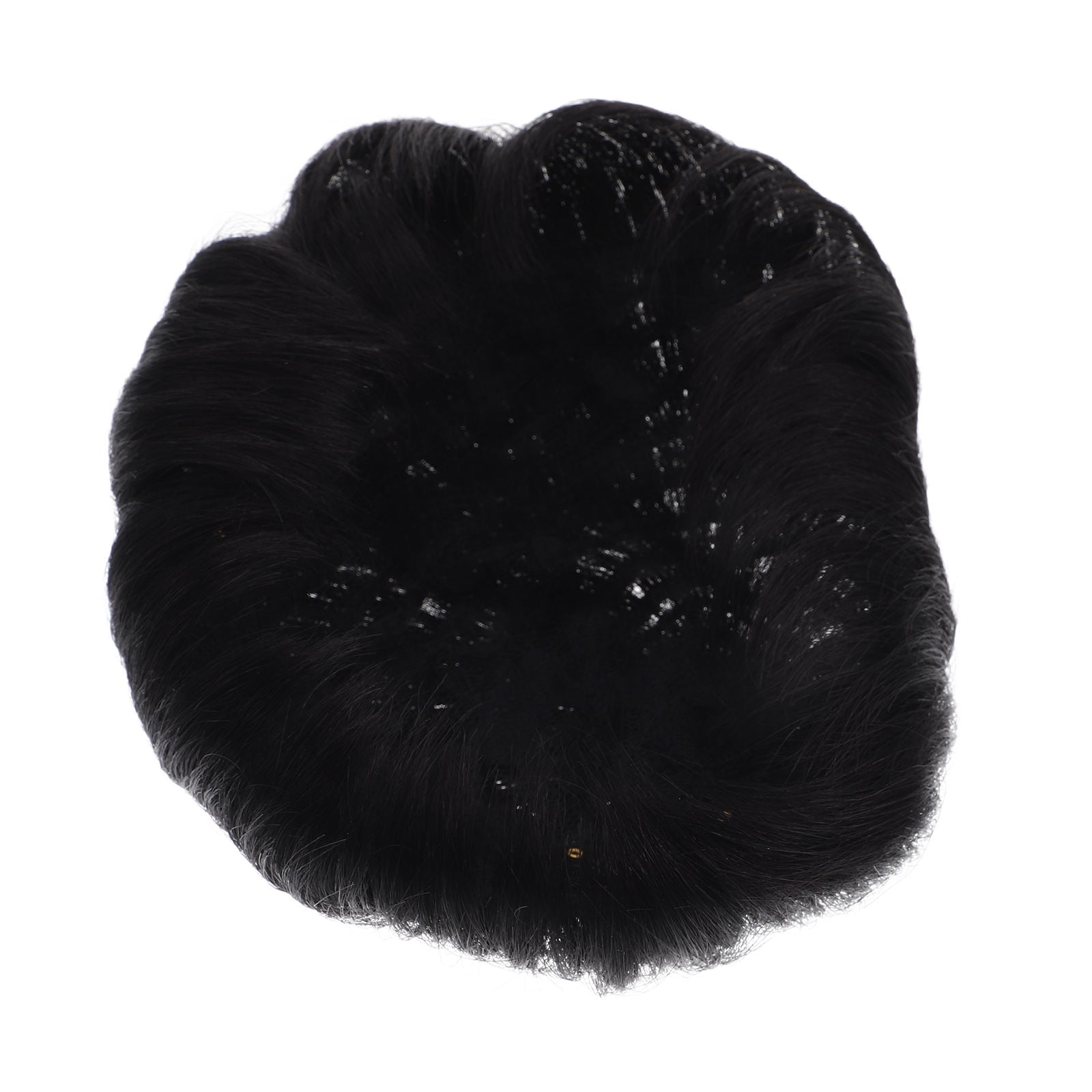 Worgeous Men Natural Hair Wig Men Hair Topper Natural Black Short Men ...