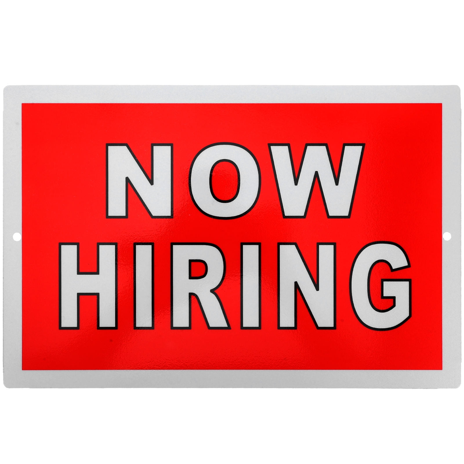 Worgeous Metal Hiring Sign Portable Hiring Sign Office Now Hiring Metal ...