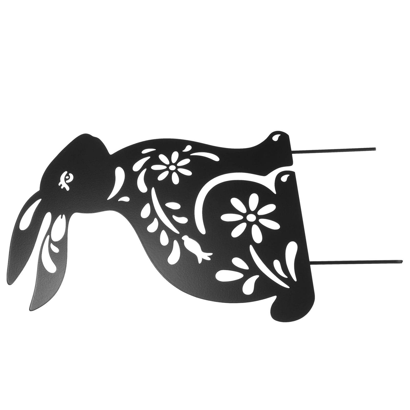 Worgeous Metal Rabbit Garden Sign Decorative Garden Bunny Stake ...