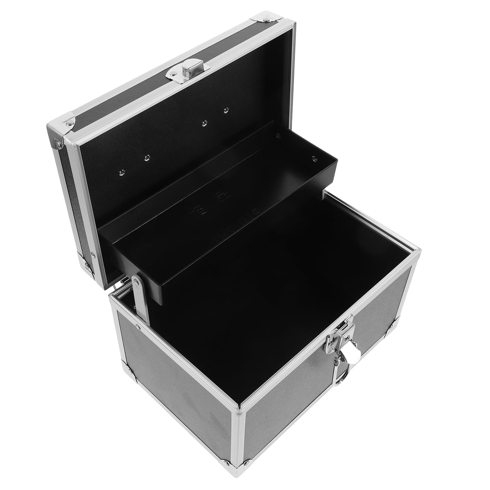 Worgeous Metal Tool Box Layered Organizer Tool Storage Box Cosmetics ...