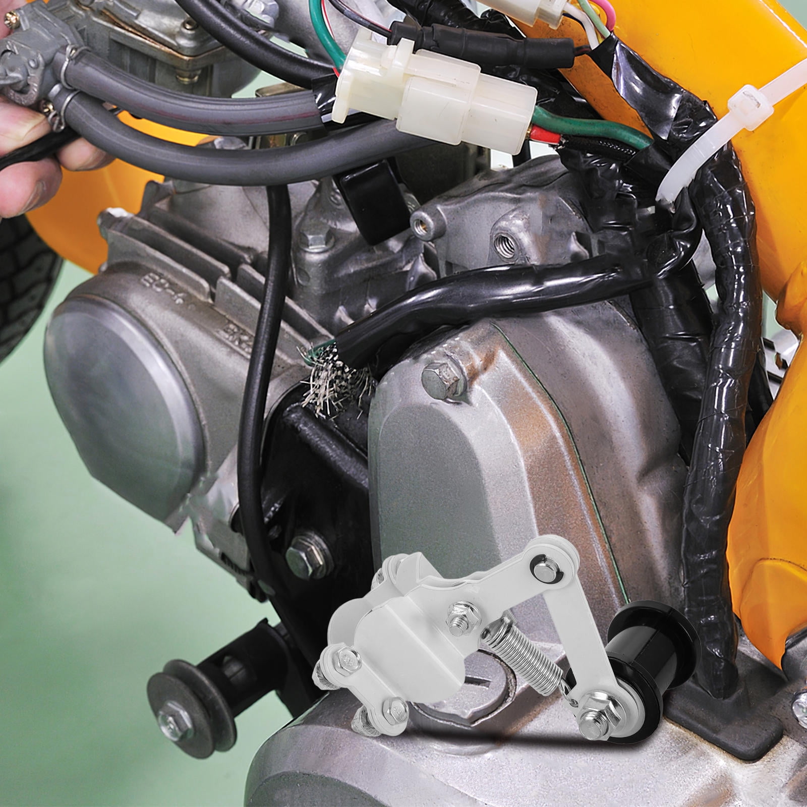 Worgeous Mini Bike Chain Tensioner Pulley Chain Tensioner Universal ...