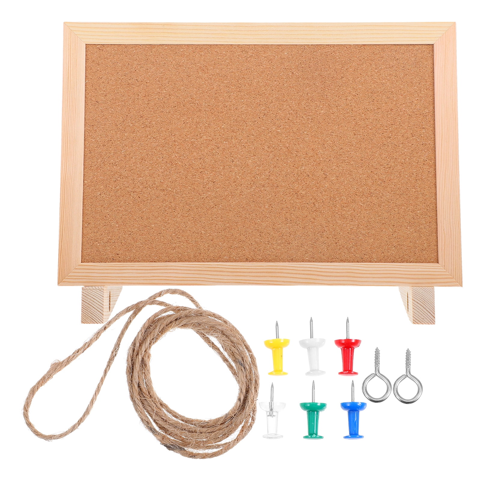 Worgeous Mini Cork Board For Desk With Stand Decorative Hanging ...