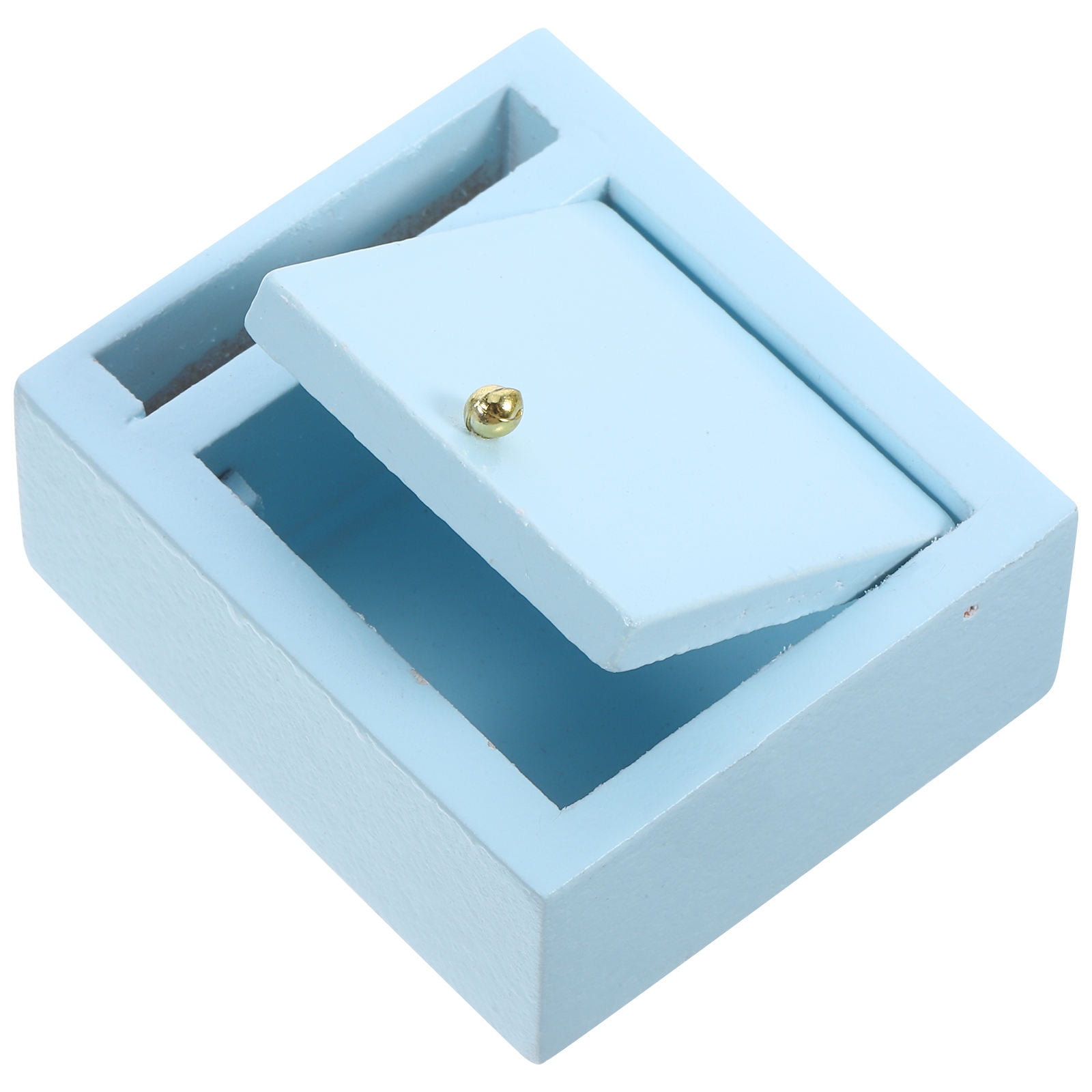 COSMOBETTY Red Mini Mailbox for Dollhouse Decoration Collectible ...