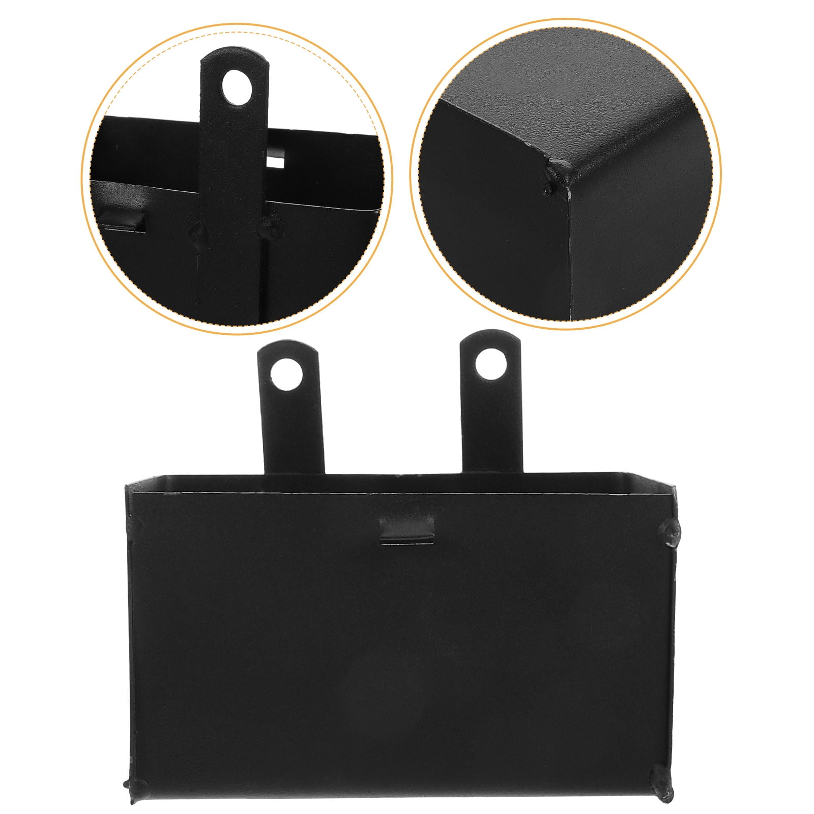 Worgeous Mini Motorcycle Battery Holder Metal Battery Storage Box Metal ...