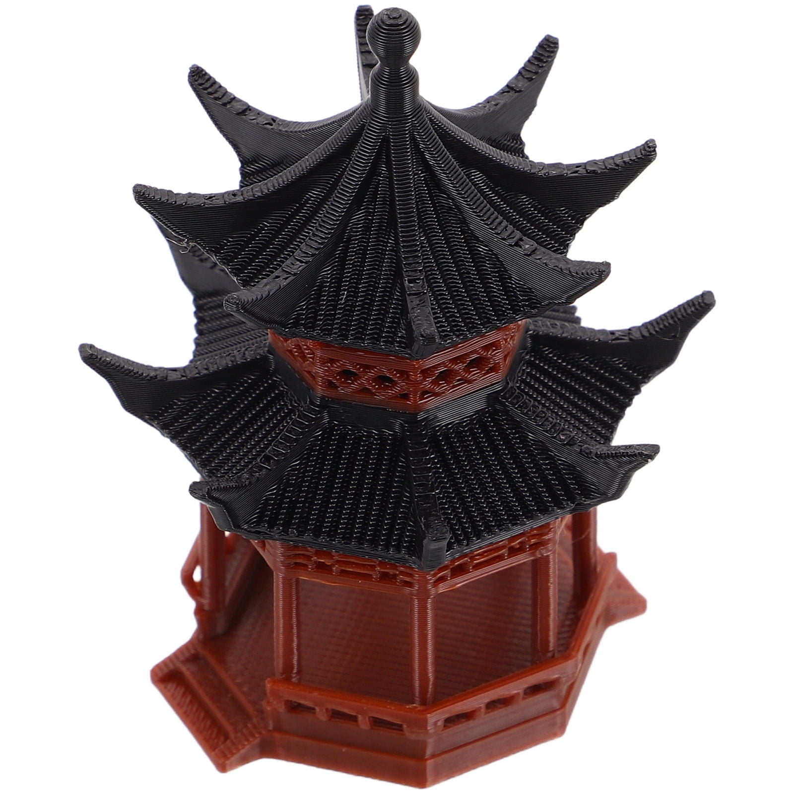 Worgeous Mini Pagoda Sculpture Micro Landscape Figurine Asian Bonsai ...