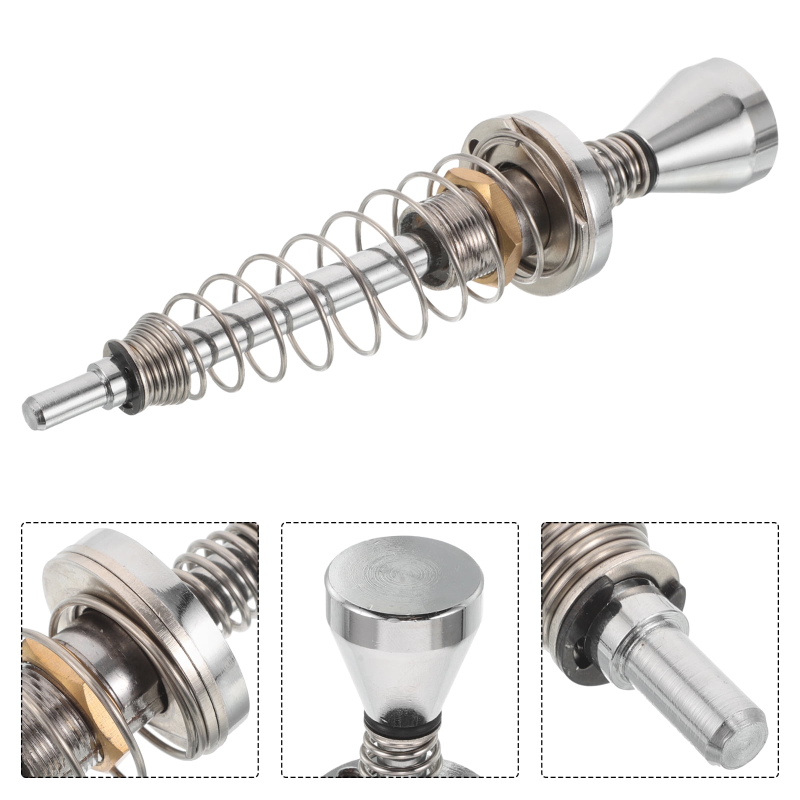 Worgeous Mini Pinball Machine Rod Alloy Pinball Shooter Rod with Loaded ...