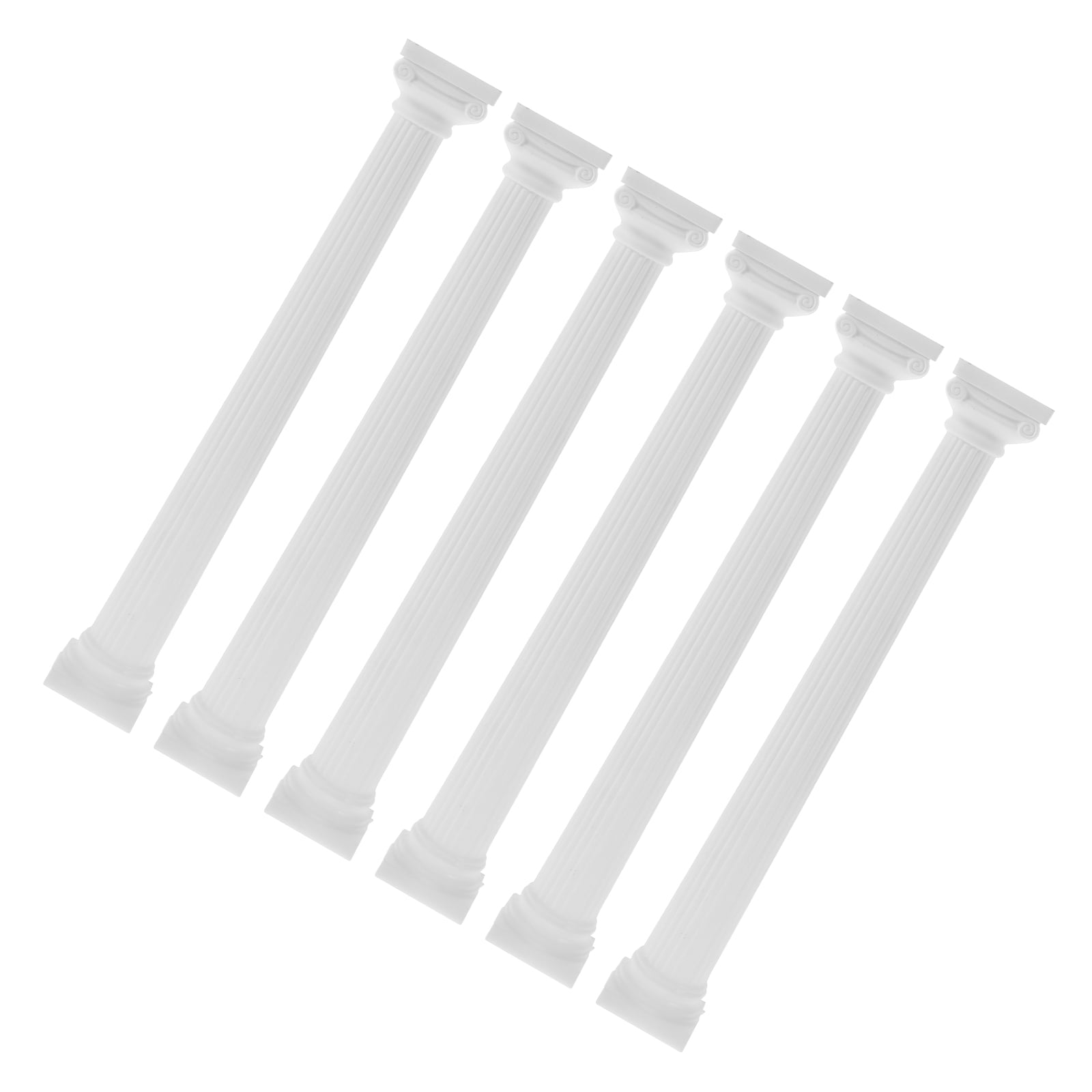 Worgeous Mini Roman Pillar Wedding Roman Column Sculpture, 6pcs Greek ...