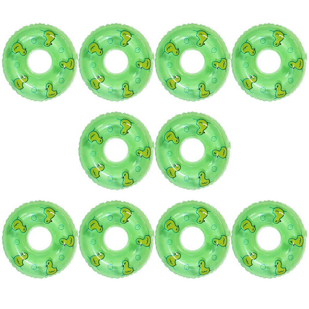 Worgeous Mini Swim Ring Props for Home Made of PVC in Green Color ...