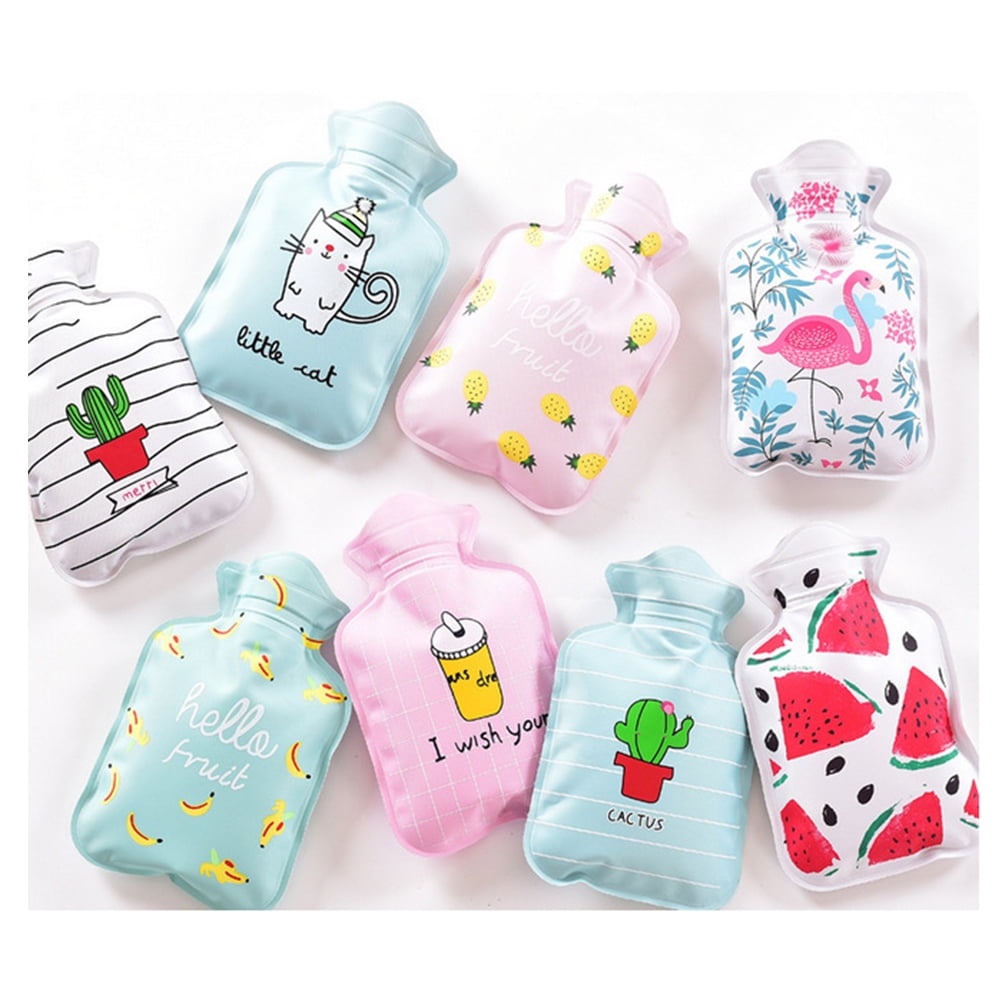 Worgeous Mini Thick Water Injection Hot Water Bottle Cartoon PVC Hot ...