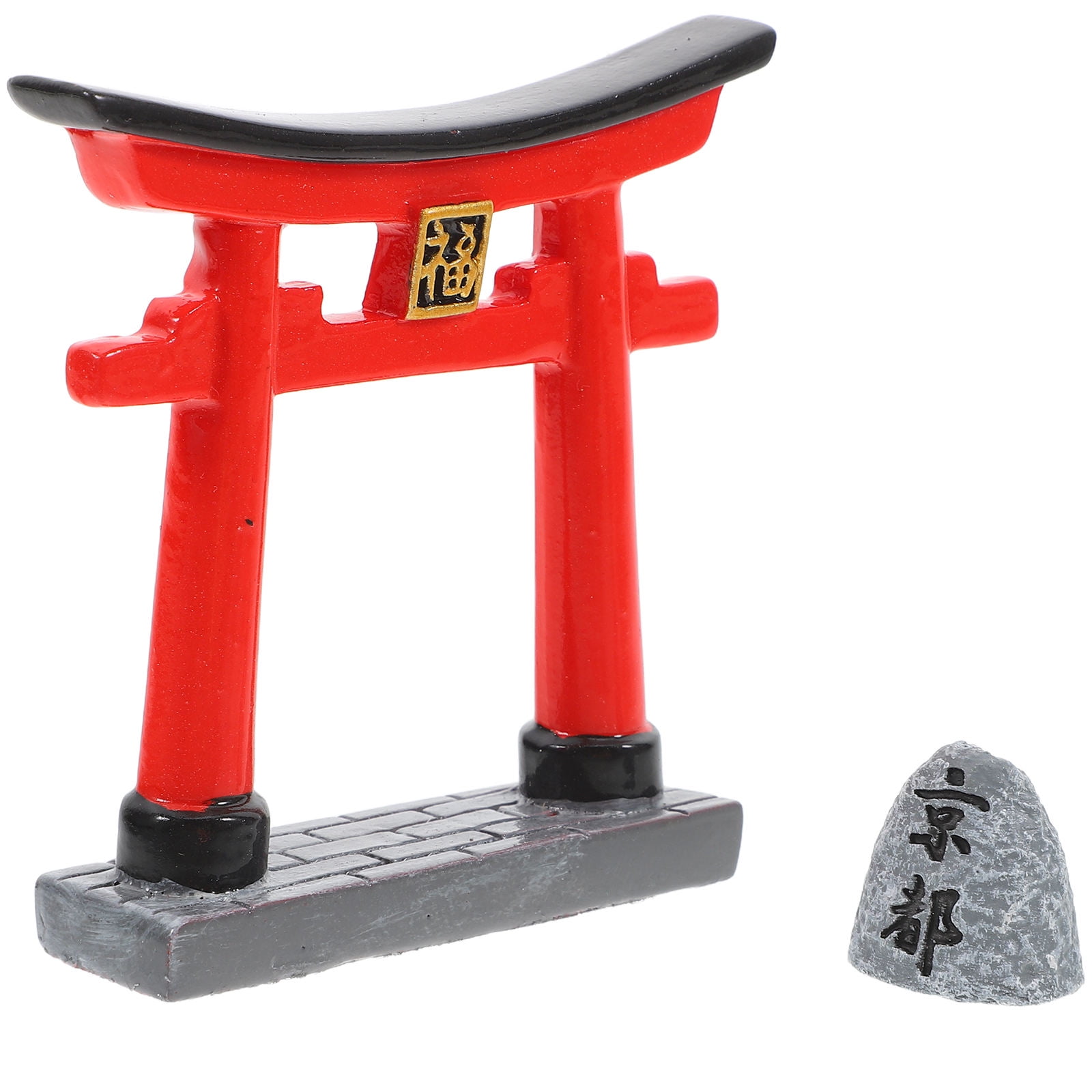 Worgeous Mini Torii Gate Japanese Shinto Shrine Model Miniature Garden ...