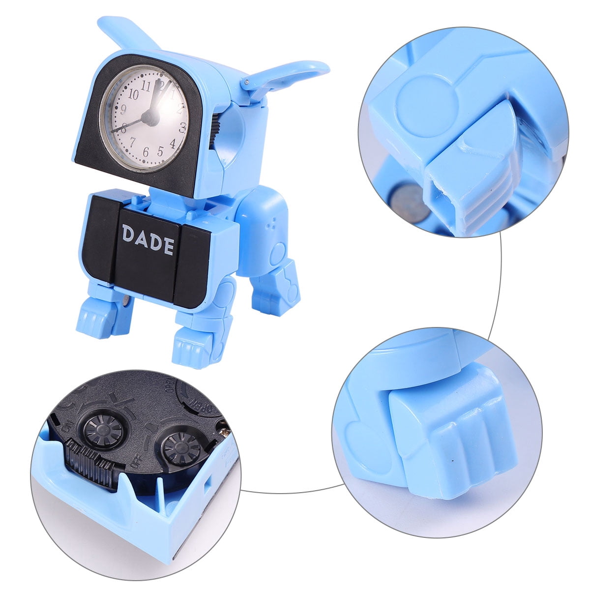 Worgeous Mini Toys Elementary School Robot Dog Electronic Alarm Clock ...