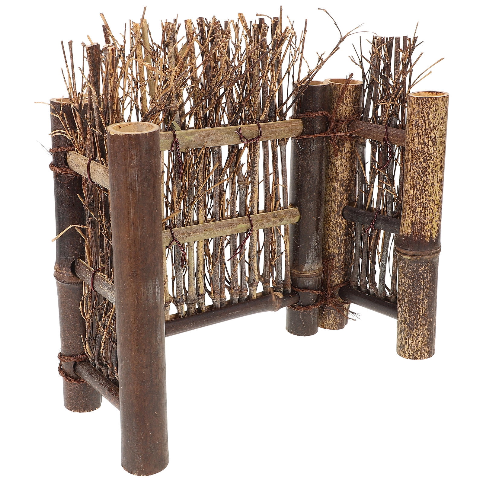 Worgeous Miniature Garden Fence Decorative Small Bamboo Fence Doll ...