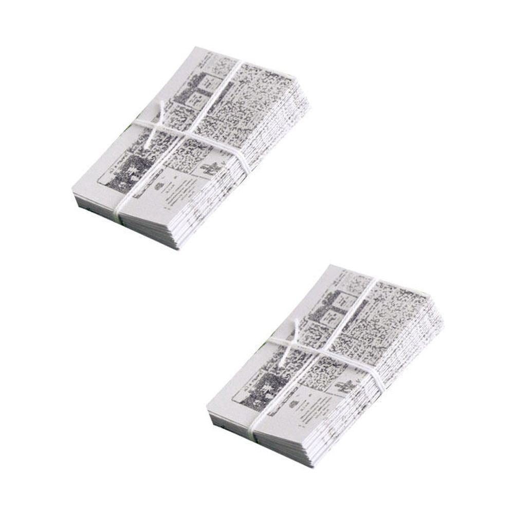 Worgeous Miniature Newspaper Bundle for Desktop Decor Made of Paper ...