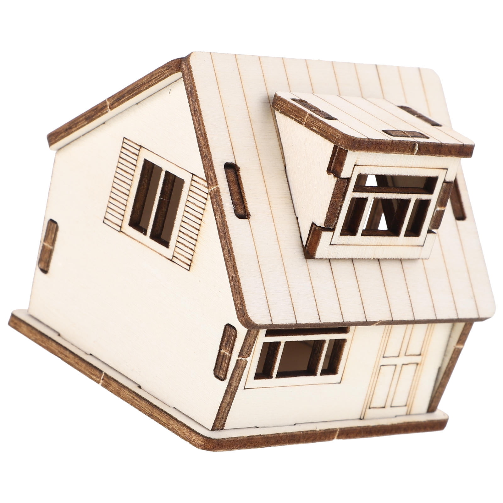 Worgeous Miniature Wooden House Model For Sand Table Realistic Tiny ...