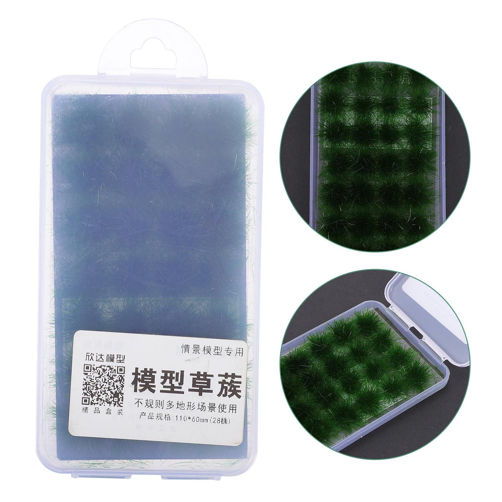 Worgeous Model Grass Diorama Artificial Runner Outdoor Faux Plant Green ...